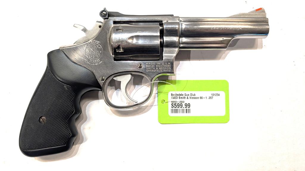 Smith + Wesson Used Smith & Wesson 66-1 .357 | Scottsdale Gun Club