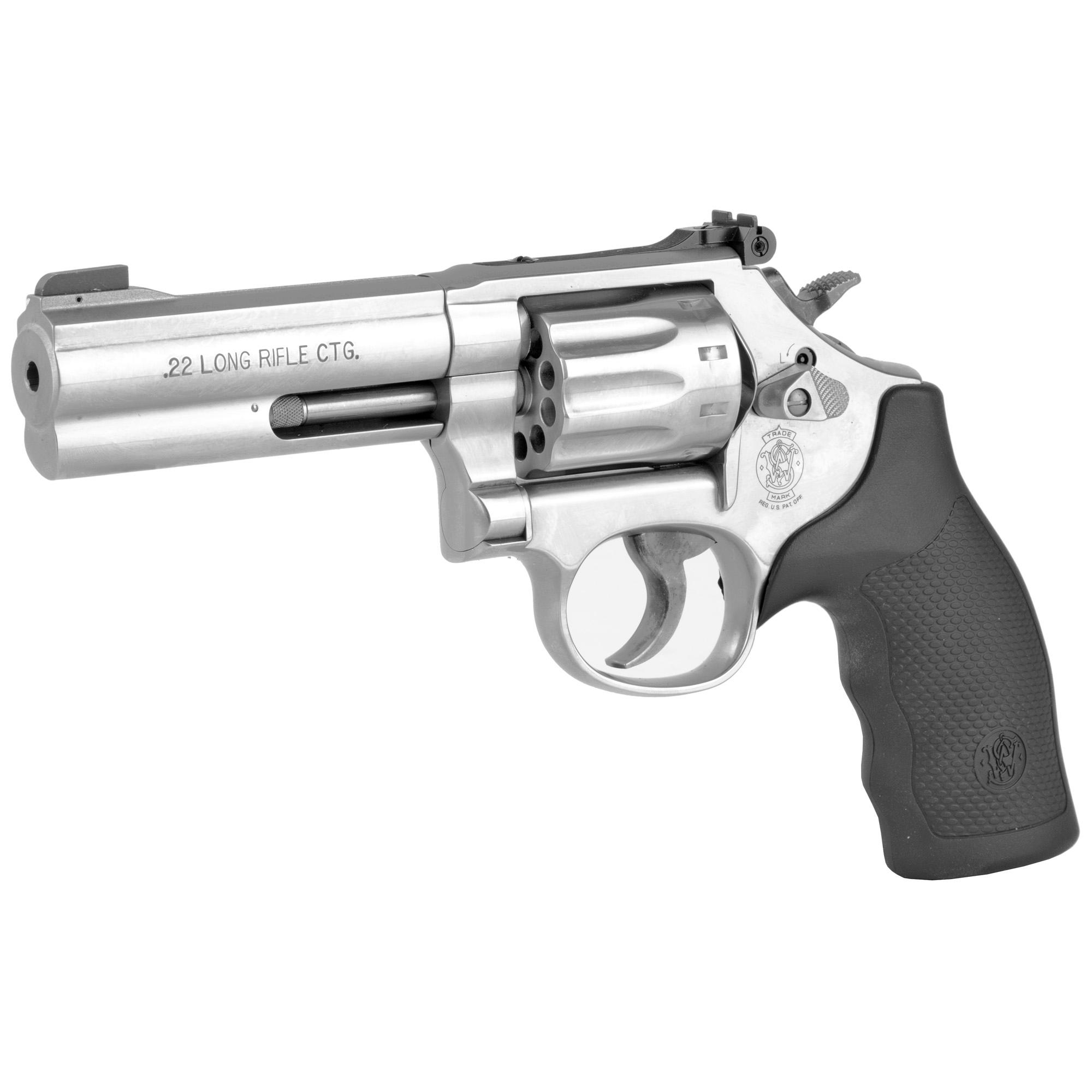 Smith and Wesson Model 617 22LR 4 Inch Stainless Ships Fast
